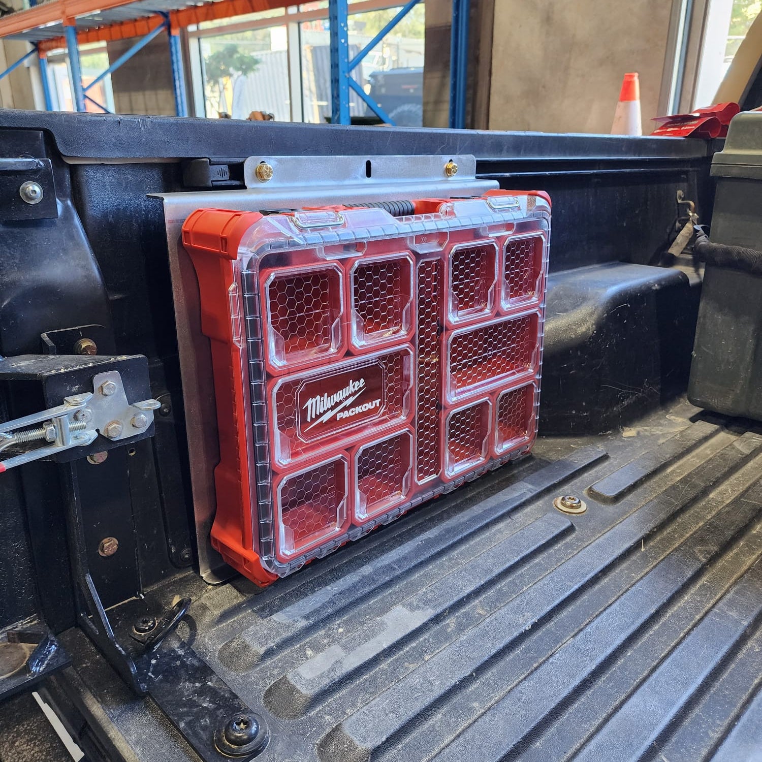 Milwaukee PackOut Mount - 2005-23 Toyota Tacoma Bed – Overland Outfitters